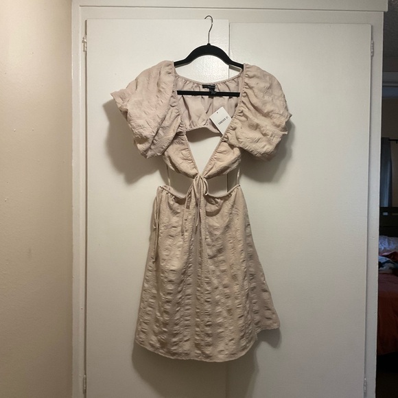 Forever 21 | Dresses | Nwt Cream Puff Sleeve Sundress | Poshmark